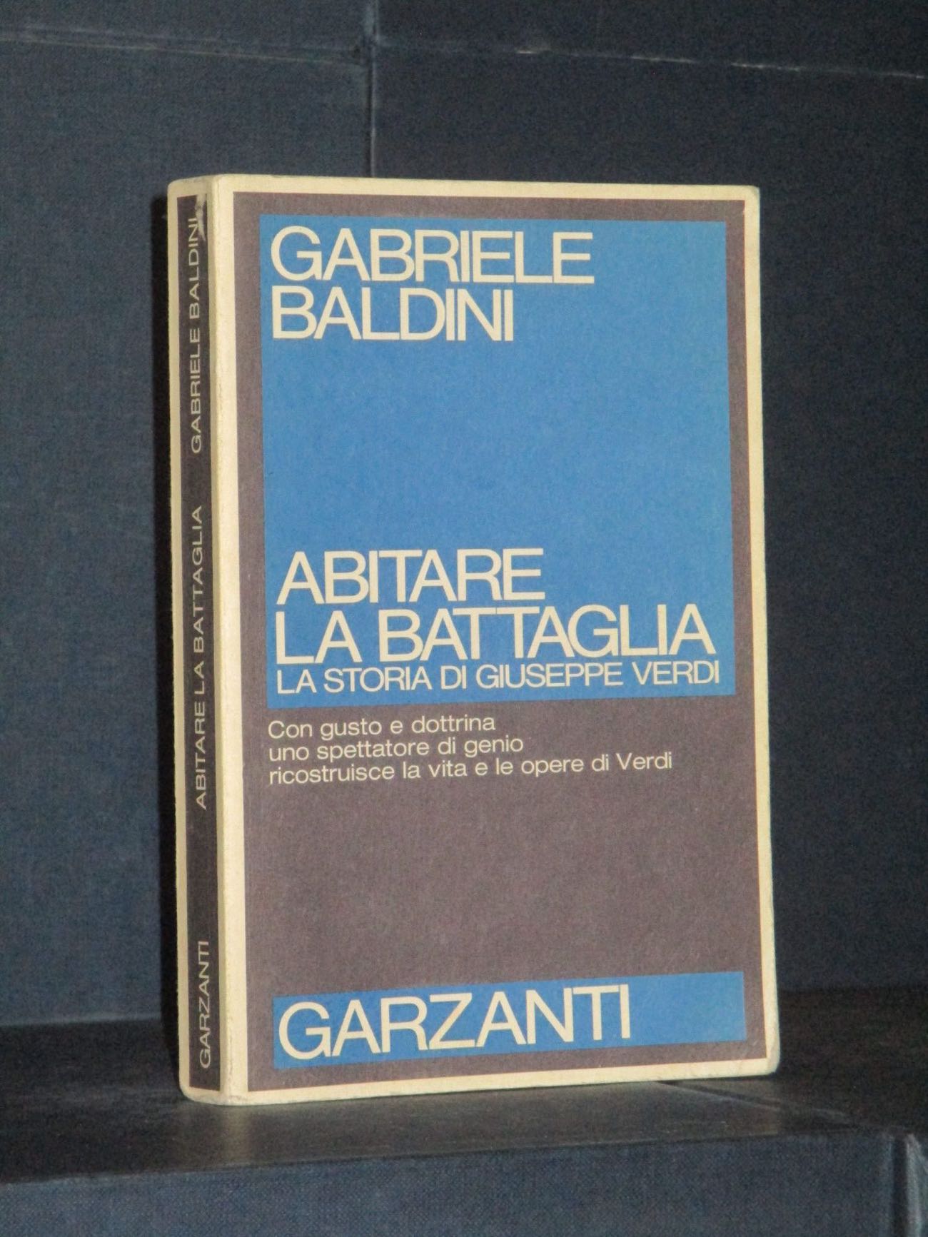 Gabriele Baldini – Abitare la battaglia. La storia di Giuseppe Verdi ...